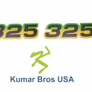 John Deere Lower Hood Set of 2 Decals Replaces GX345 (M145998)