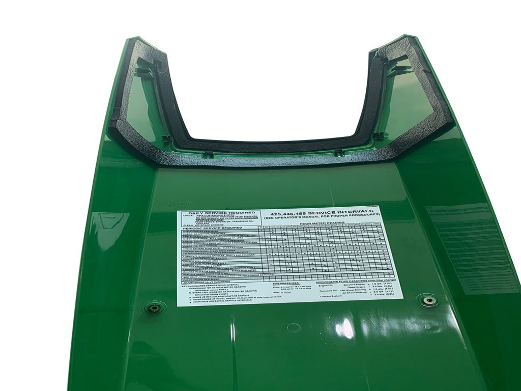 John Deere Hood, Side Panels & Decals Replace 445 UP S/N