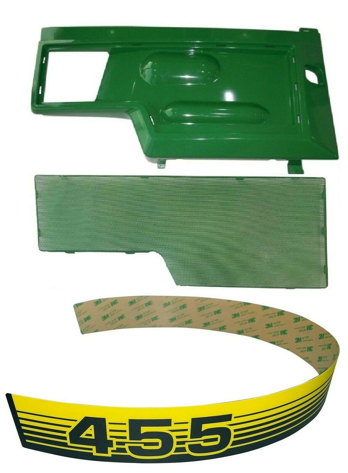 John Deere RH Side Panel/Screen/Sticker 455 LOW SN AM128982 M116020